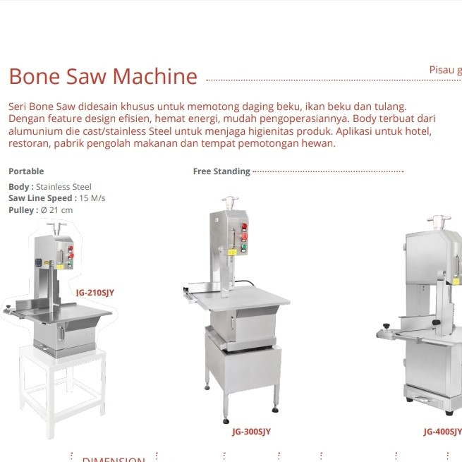 Jual Getra Bone Saw JG210SJY | Renos