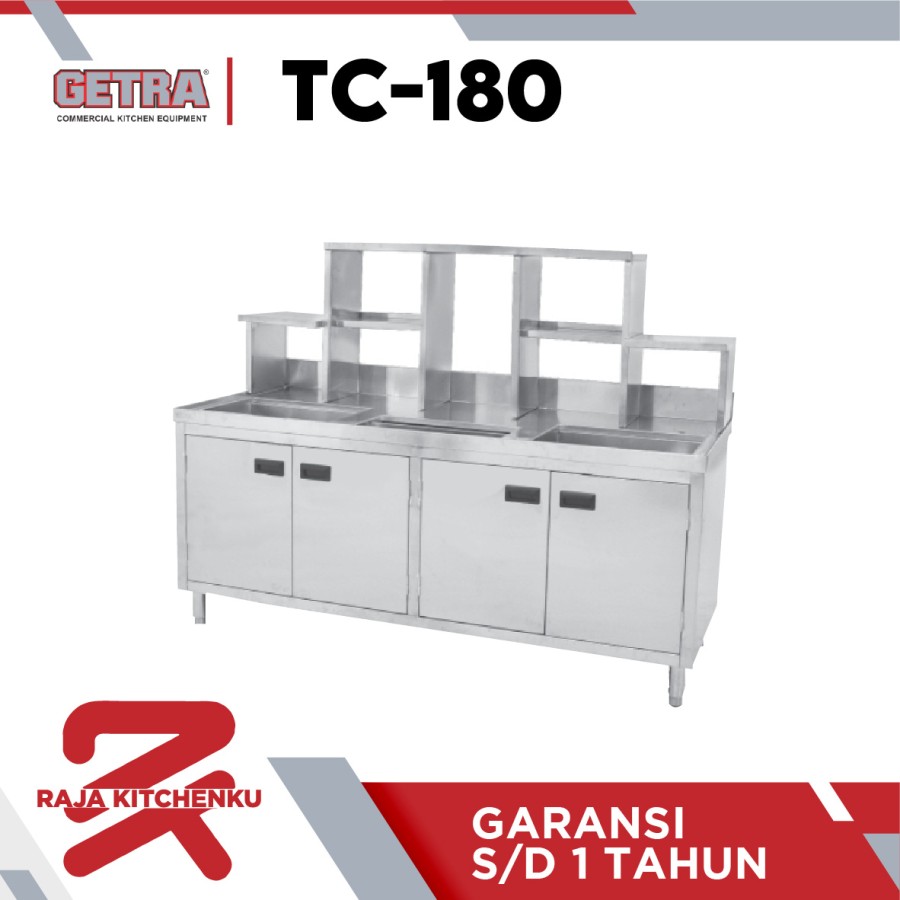 Jual GETRA S/S BUBBLE TEA CABINET TC180 / TC-180 / TC 180 | Renos