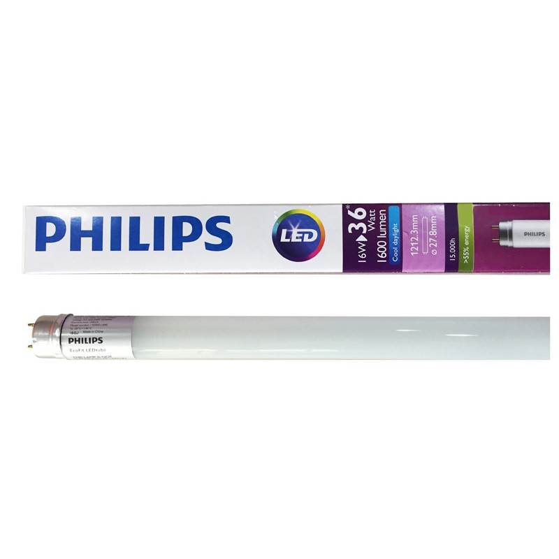 Jual Philips Ecofit Lampu Led Ledtube T8 16w 120cm Hemat Terang ...