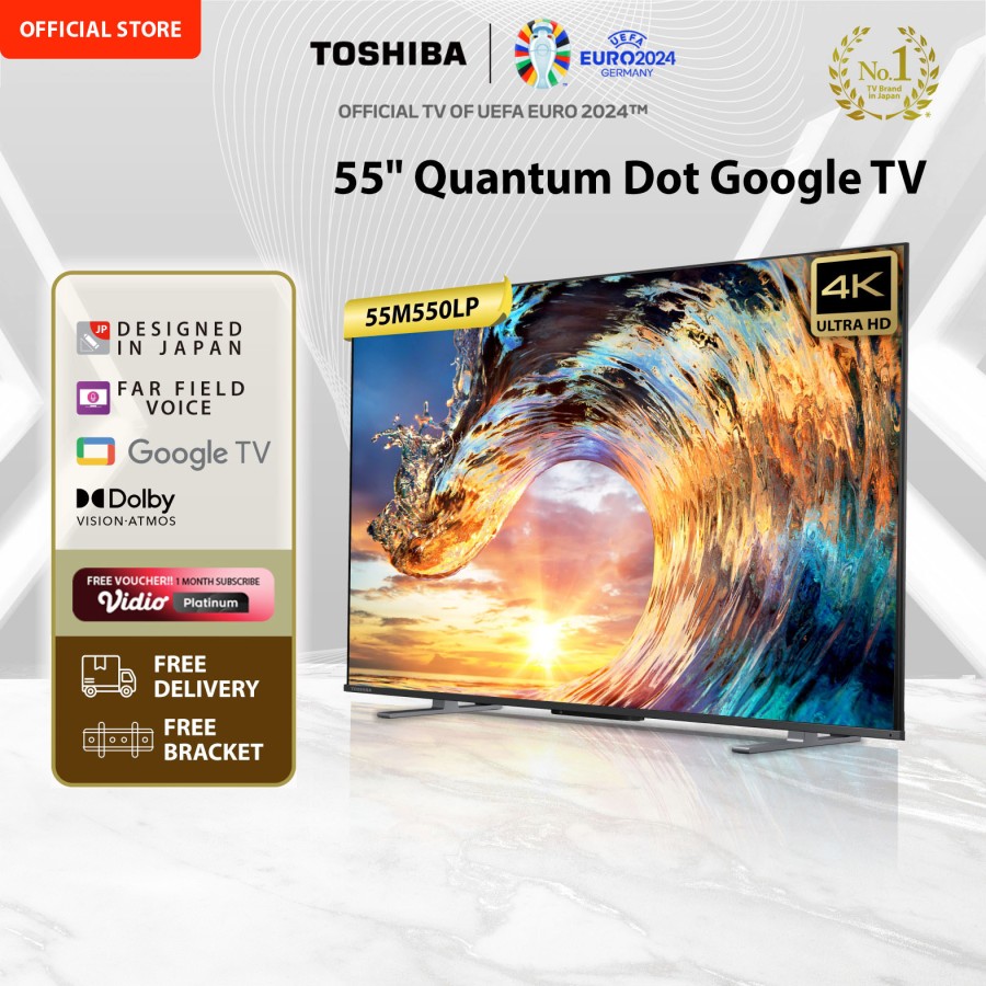 Jual Toshiba LED TV - Quantum Dot QLED Premium 4K 55" Google TV ...