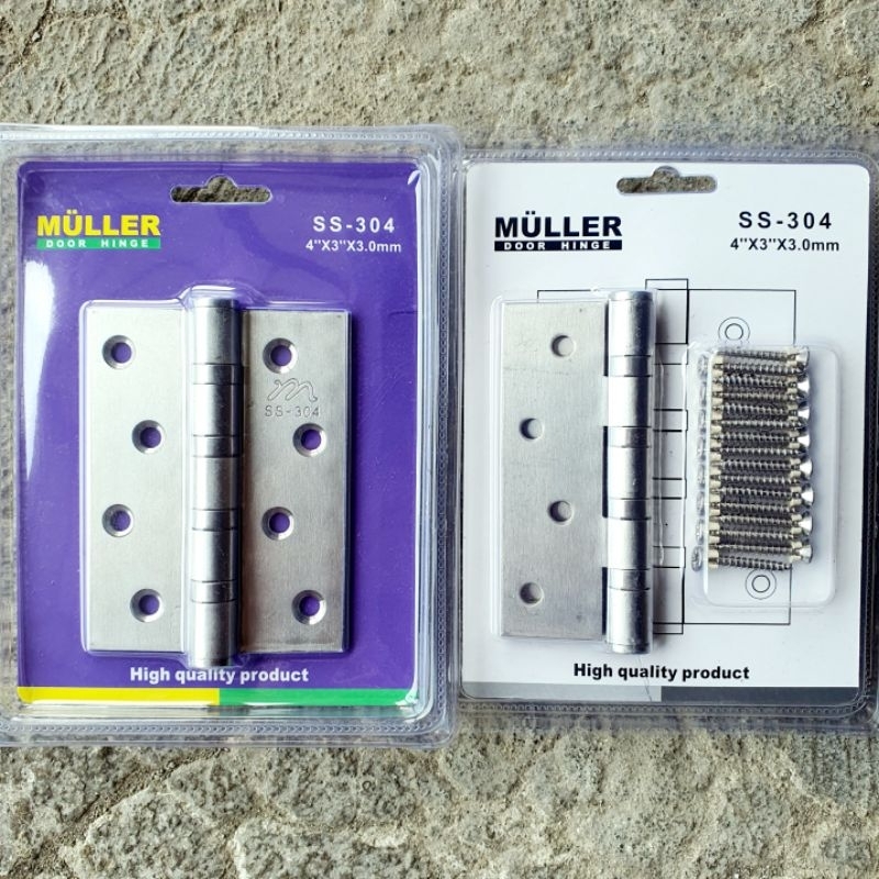 Jual Engsel Pintu Jendela MULLER 4" 4 Inch Stainless Steel SS304 1 ...