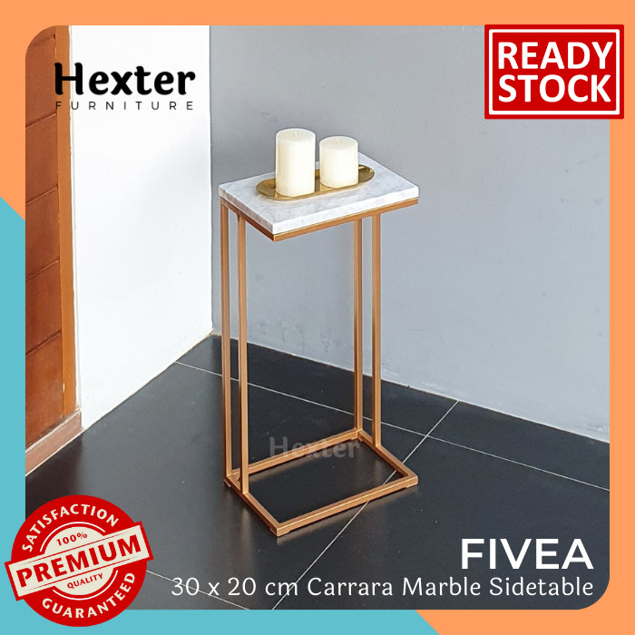 Jual FIVEA - Marmer Side Table / Nakas Marmer Besi Bedside Table Sofa ...
