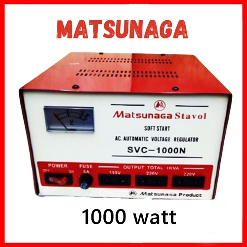 Jual Stabilizer Matsunaga 1500 Watt Alat Penstabil Voltage Listrik | Renos