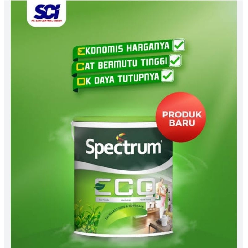 Jual cat tembok spectrum 25 kg | Renos