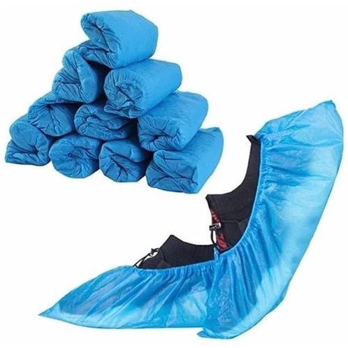 Jual Shoes Cover Sarung Sepatu Plastik APD Pelindung Sepatu Anti Air ...