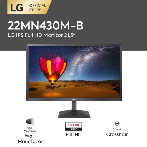 Jual Monitor LED LG 22MN430 IPS hdmi fhd 75hz 5ms | 22MN430M | Renos