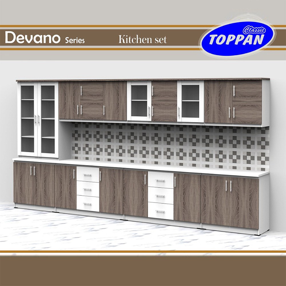 Jual KITCHEN SET / Lemari Sayur / Lemari Dapur / Lemari Gantung TOPPAN ...