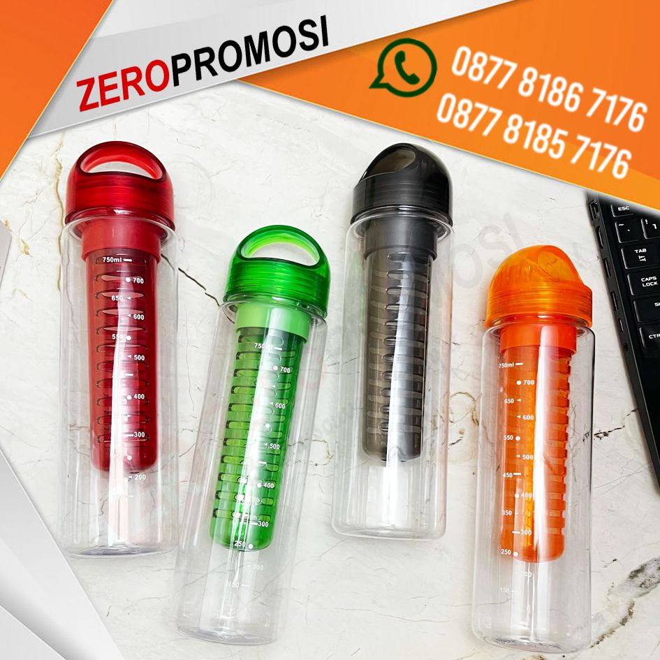 Jual Infuse Water Bottle Tumbler Sporty Custom | Renos