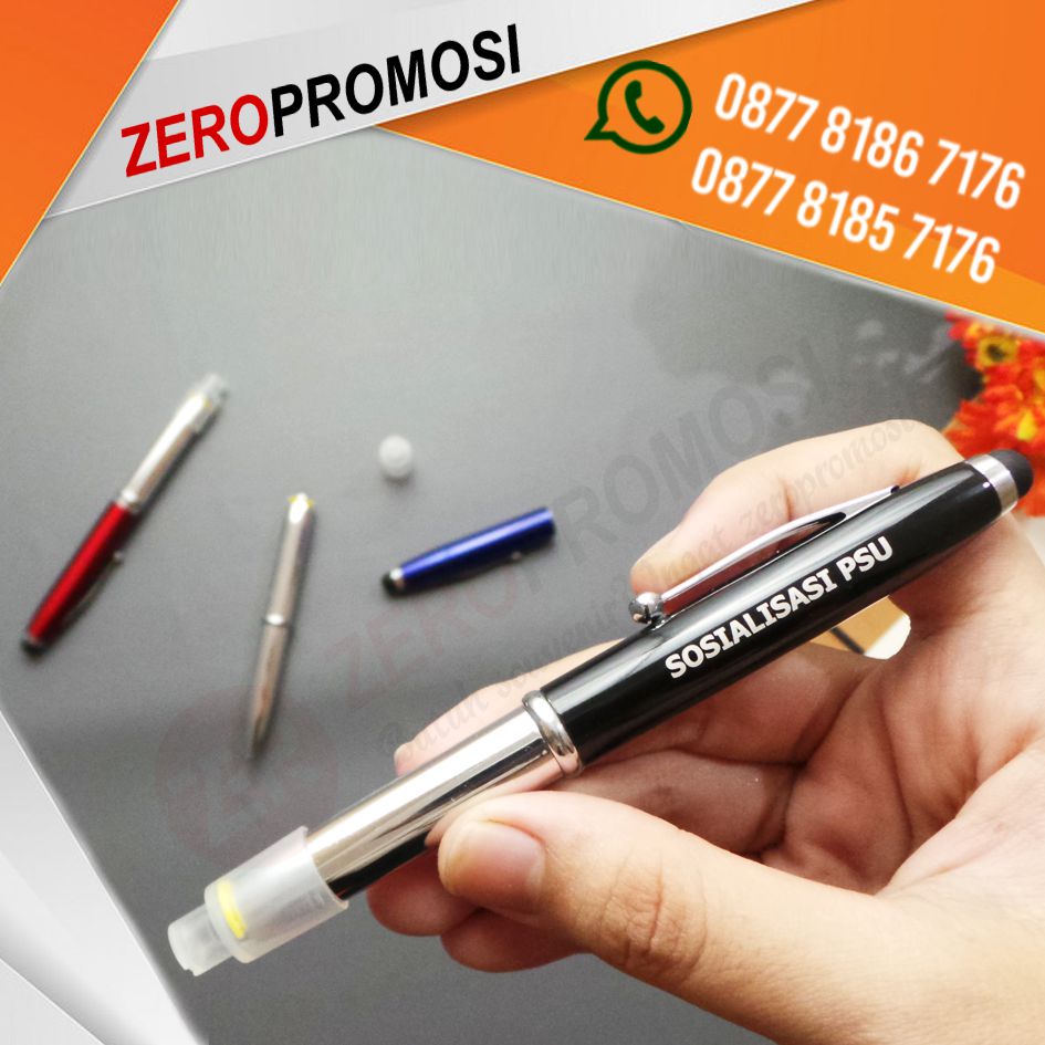 Jual Pulpen Senter Besi Multifungsi | Renos