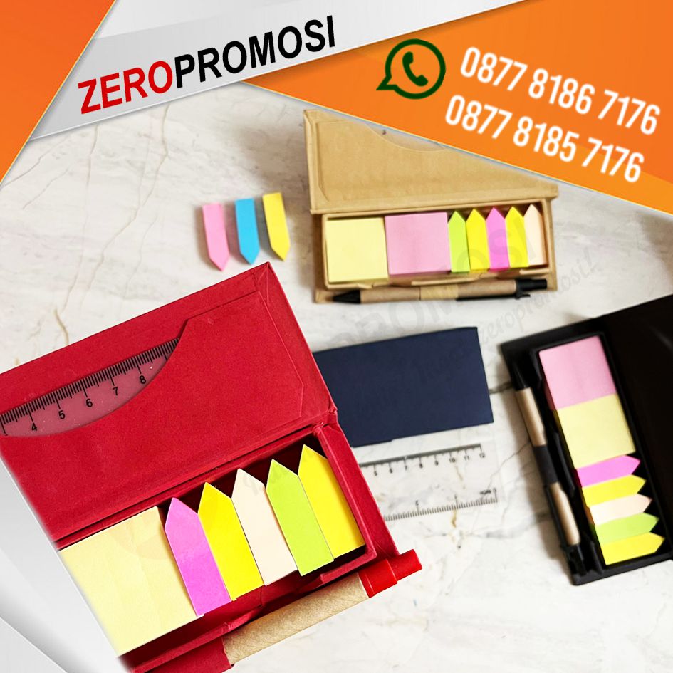 Jual Souvenir Memo Sticky Note Custom Murah Tangerang | Renos