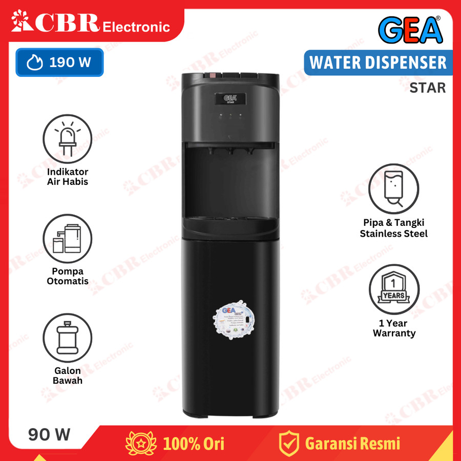 Jual Water Dispenser GEA Galon Bawah STAR | Renos