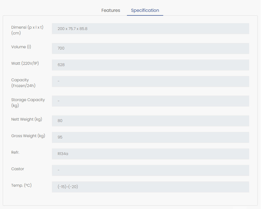 Jual FREEZER PETI - CHEST FREEZER GEA SD-700BY (Sliding Freezer) 700 L ...
