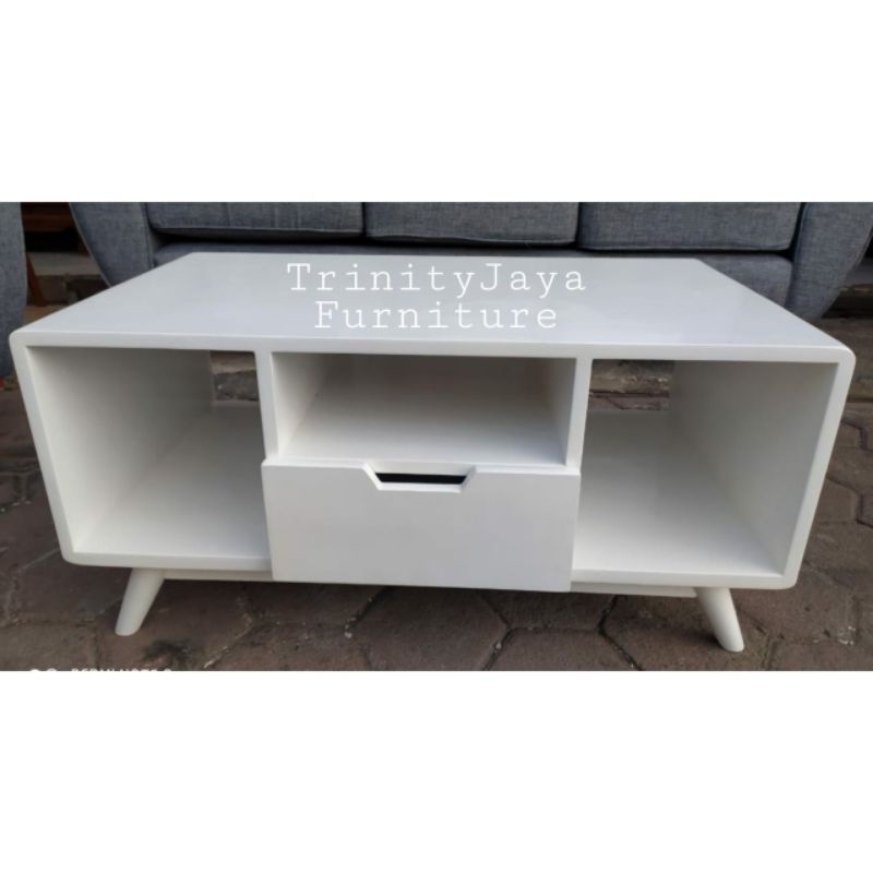 Jual Meja Tamu Retro Kayu Bloktik / trinityjayafurniture | Renos