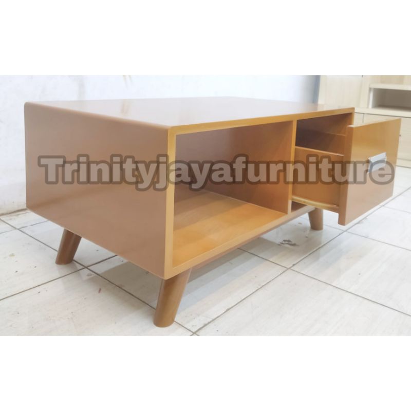 Jual Meja Tamu Retro Kayu Bloktik / trinityjayafurniture | Renos