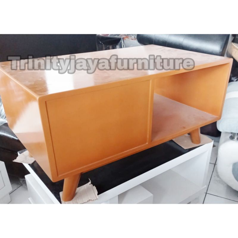 Jual Meja Tamu Retro Kayu Bloktik / trinityjayafurniture | Renos