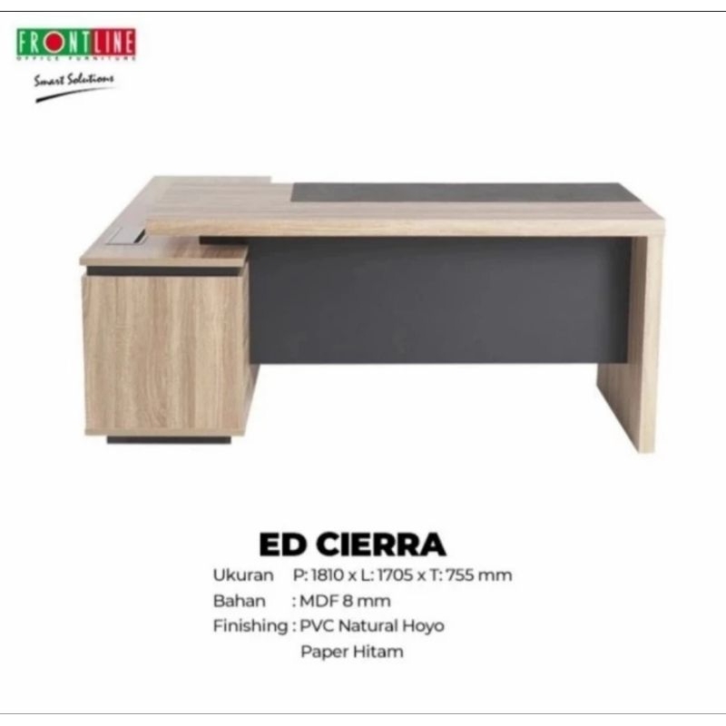Jual Meja Direktur Meja Letter L Meja Kantor Meja Kerja Front Line ED ...