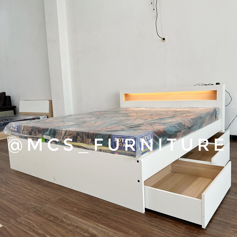 Jual Dipan Divan Laci Storage (Ada lampu LED dan stop kontaknya ...