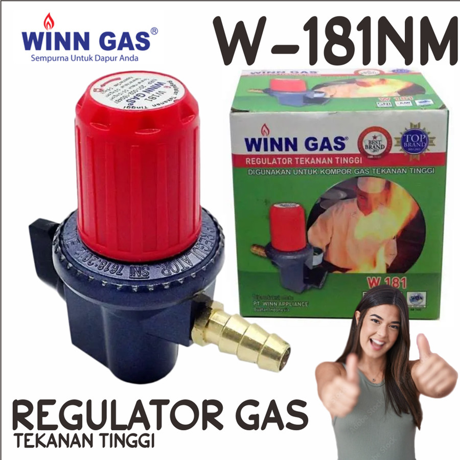 Jual Regulator Gas merk WINN GAS W 181 NM / Regulator Gas Tekanan ...