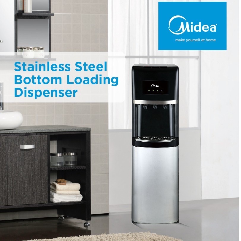 Jual Midea Dispenser Galon Bawah - YD1135AS Bottom Loading Stainless ...