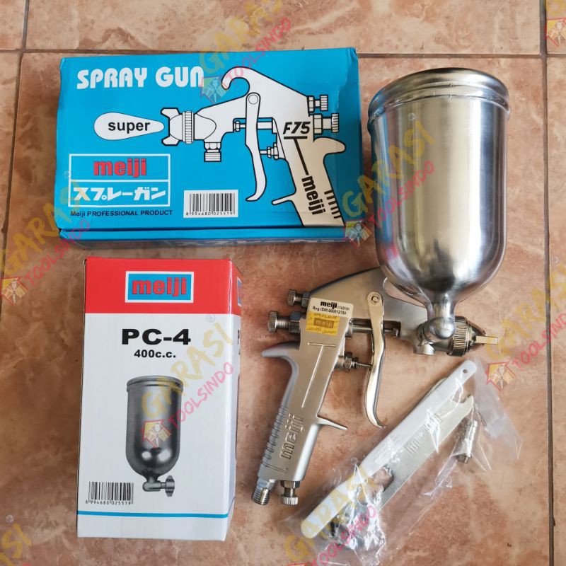 Jual spray gun MEIJI F75 tabung atas spraygun meiji spet alat cat ...