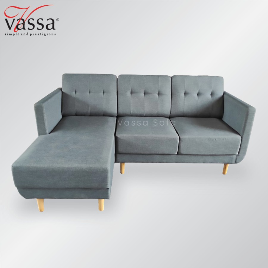 Jual Sofa Sudut Vassa Sofa L Selena Corner Sofa | Renos