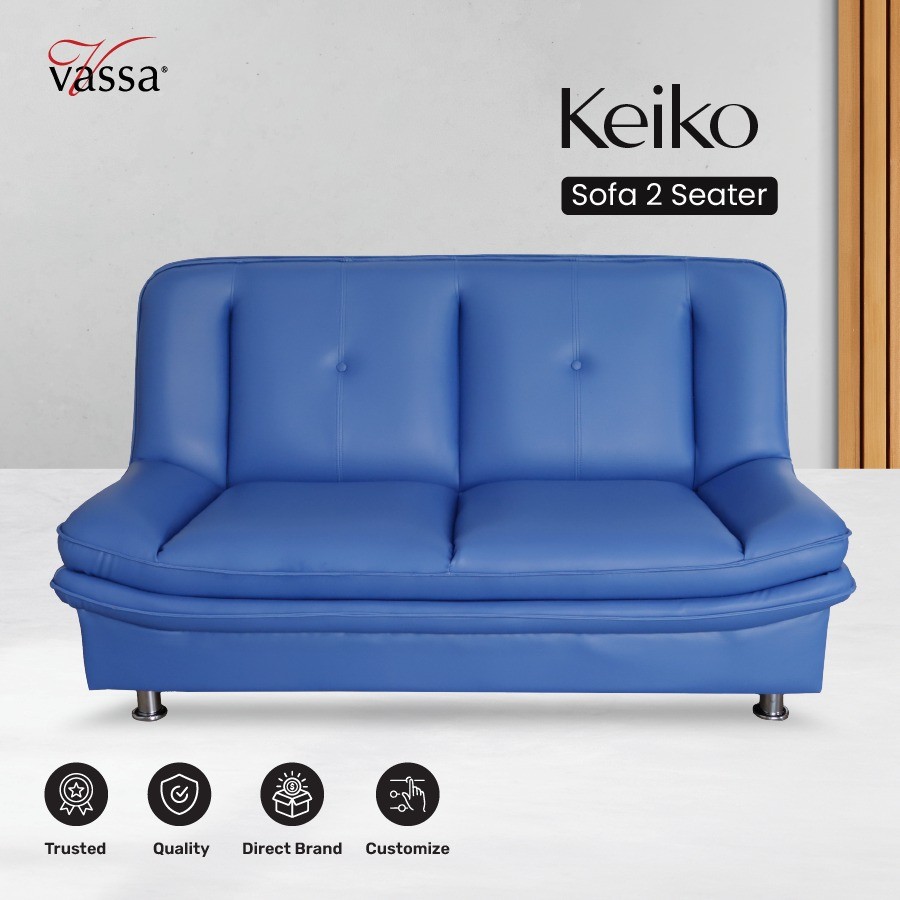 Jual Sofa minimalis Vassa Keiko sofa 2 seater sofa set