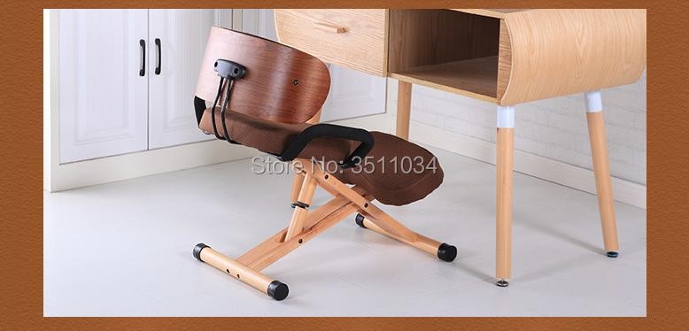Jual Modern Ergonomic Kneeling Chair With Back And Handle Chair Height ...