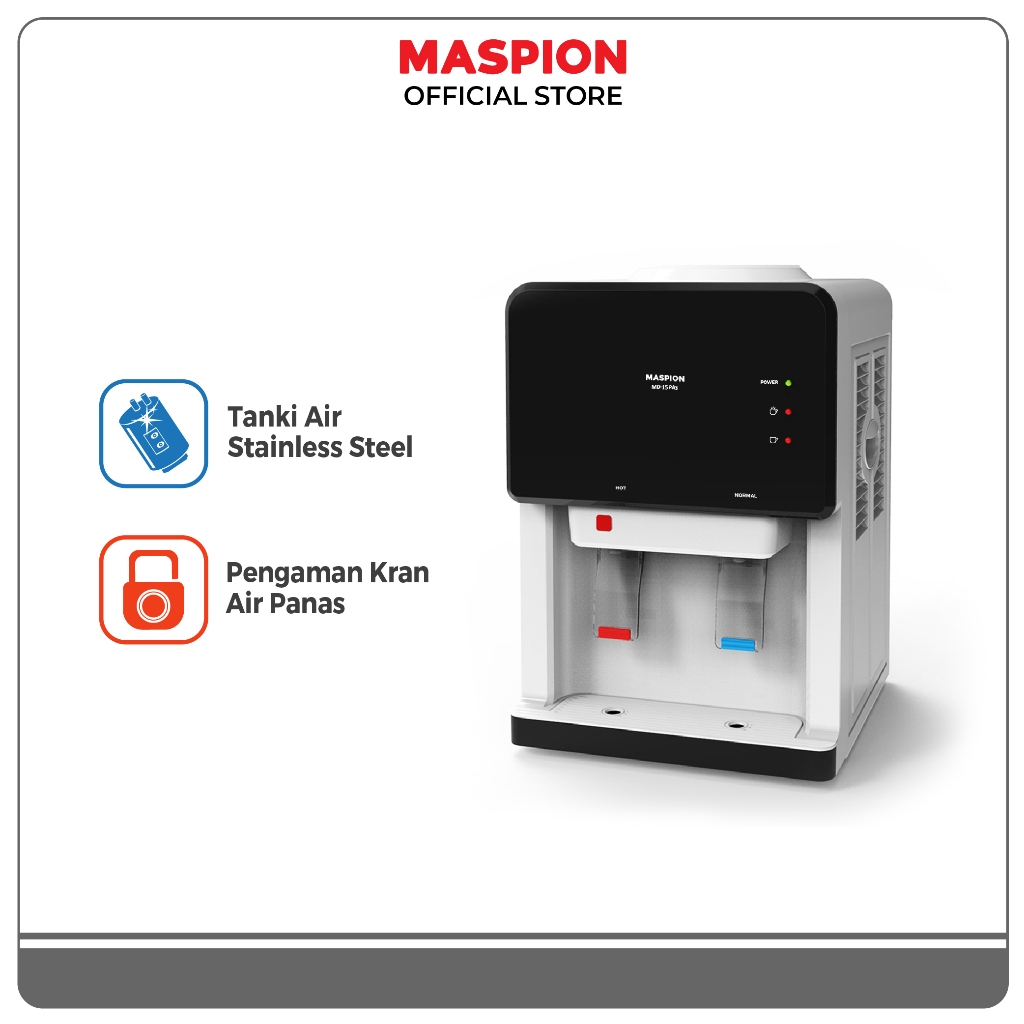 Jual Maspion Dispenser Hot and Normal MD-15 PAS | Renos