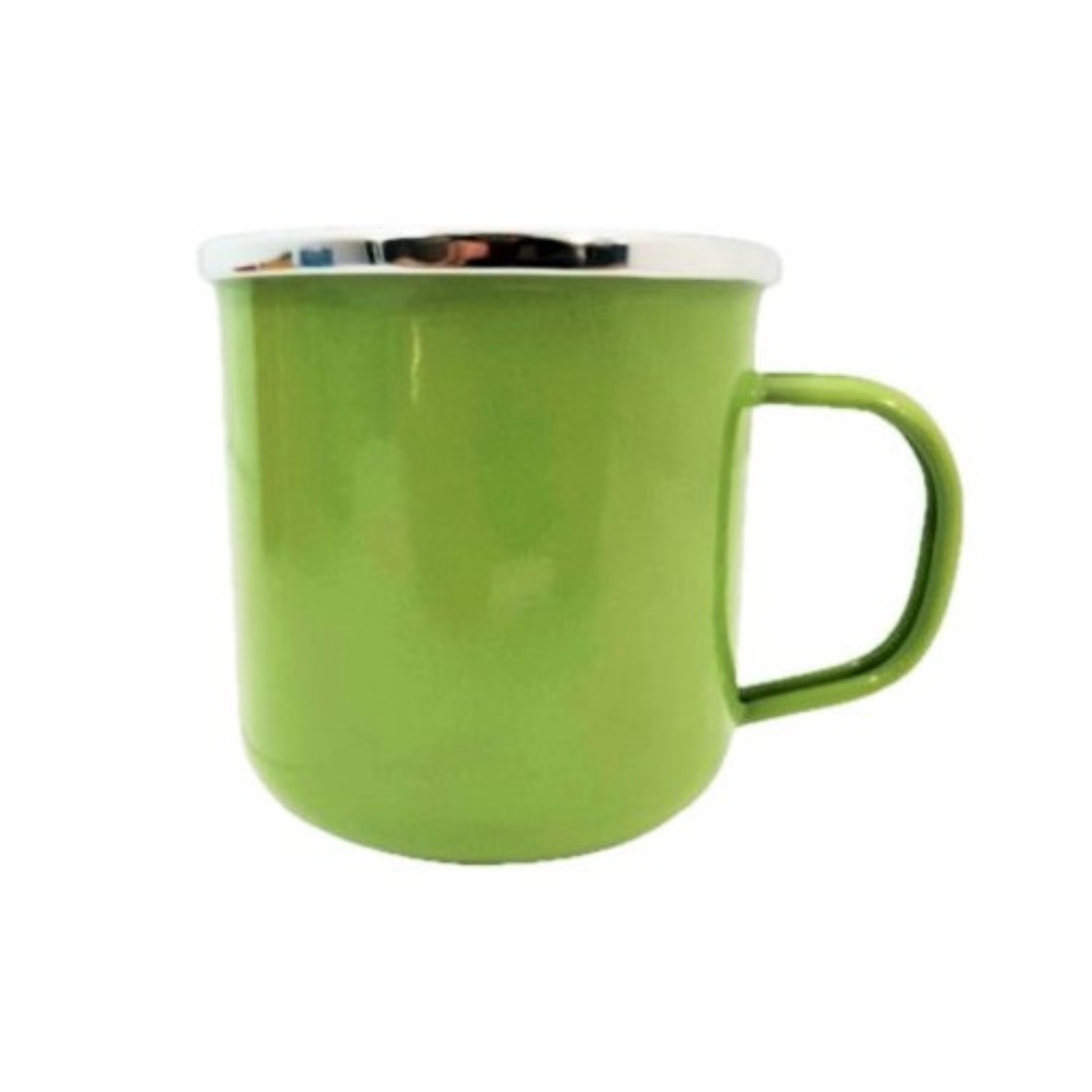 Jual Gelas Mug Enamel Jadul 6 cm 150ml Aesthetic / Gelas Kaleng Warna ...