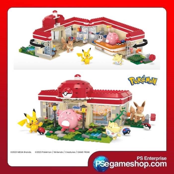 Jual MEGA Bloks Pokemon Forest Pokemon Center HNT93 | Renos