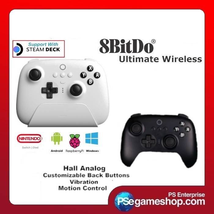 Jual 8Bitdo Ultimate Gamepad Wireles Controller with Charging Dock | Renos
