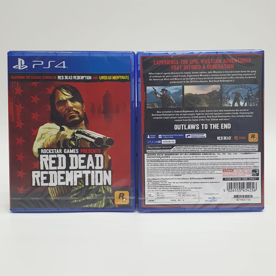 Jual PS4 Red Dead Redemption / RDR 1 (Asia/English) | Renos