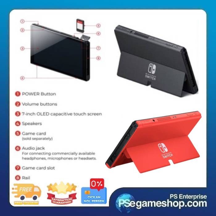 Jual Nintendo Switch Tablet Only OLED / Gen3 / V3 (New Original Baru ...