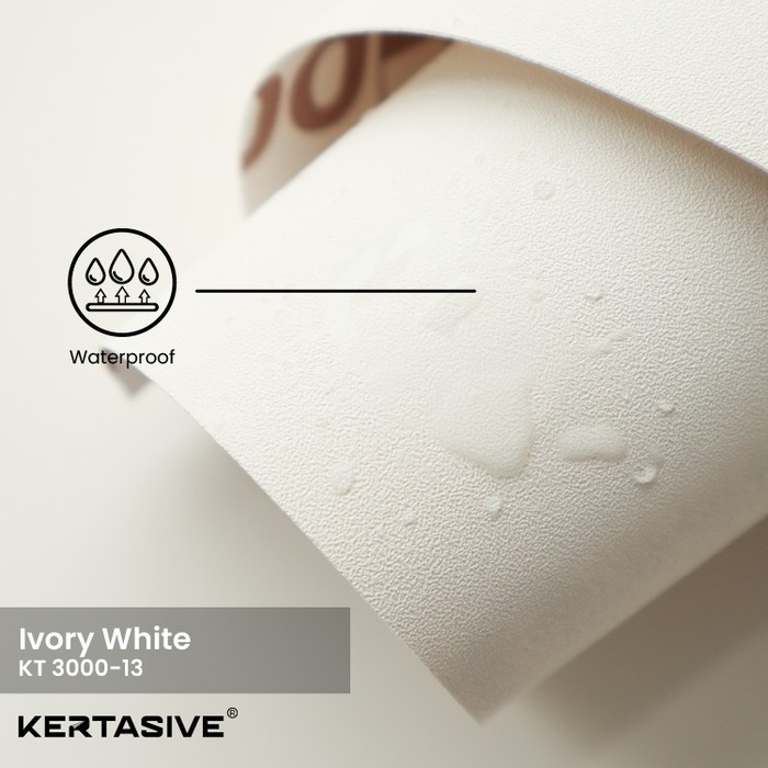 Jual IVORY WHITE - PVC INTERIOR FILM KERTASIVE ( 122 CM ) /M | Renos