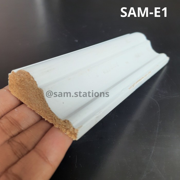 Jual SAM-E2 LIST KAYU WALL MOULDING WAINSCOTING LIS DINDING WALL PROFIL ...