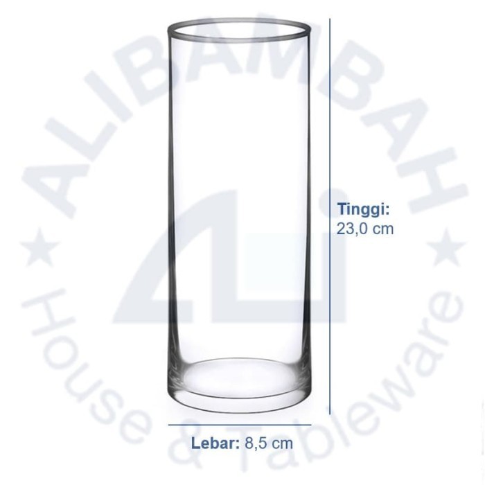 Jual Vas Bunga Kaca Alibambah - Bambu B-1 | Renos