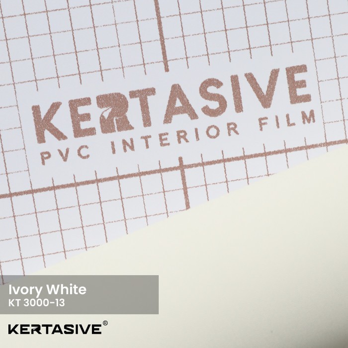 Jual IVORY WHITE - PVC INTERIOR FILM KERTASIVE ( 122 CM ) /M | Renos