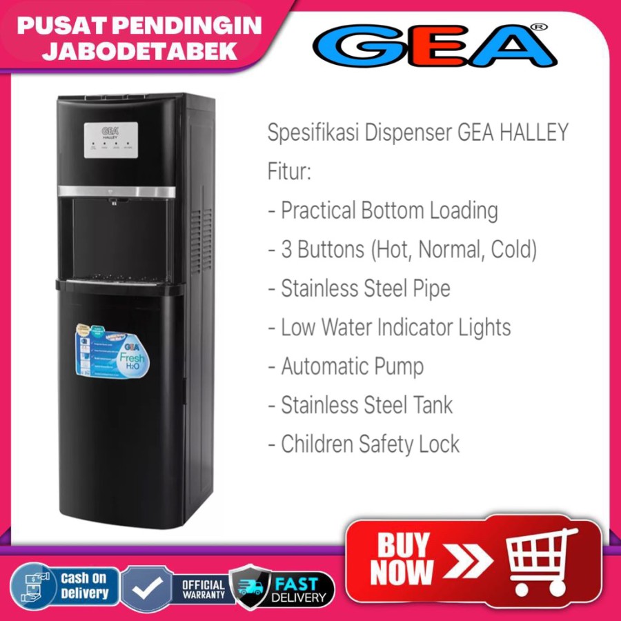 Jual Dispenser Gea Halley Terbaru & Termurah | Renos