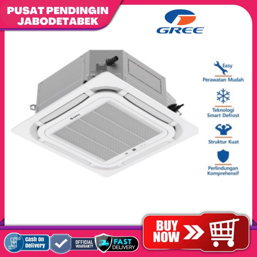 Jual GREE U-Match Cassette 4.5PK - 3D Teknologi - 360° air discharge ...