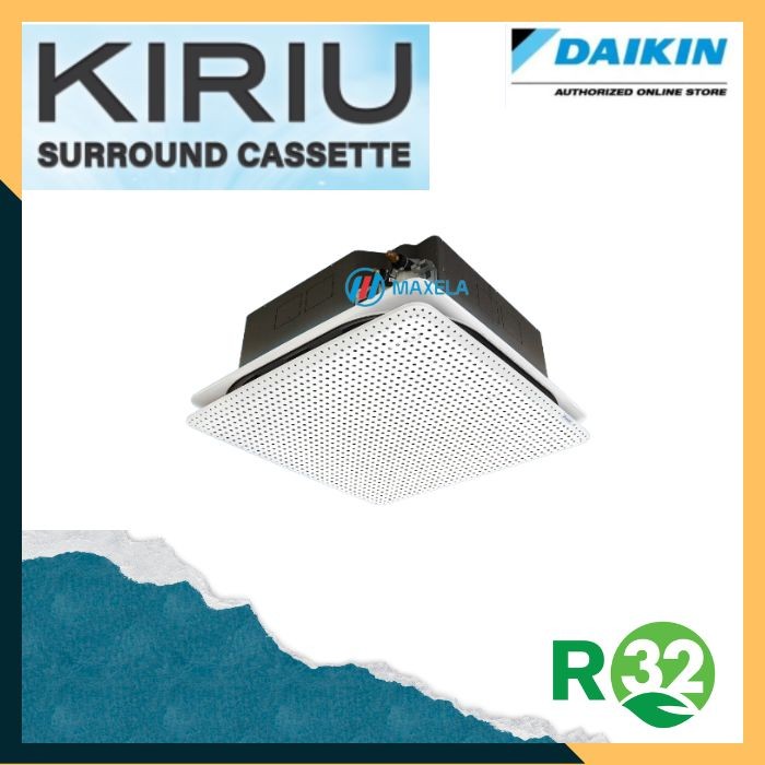 Jual AC DAIKIN 3 PK inverter Kiriu Surround | Renos