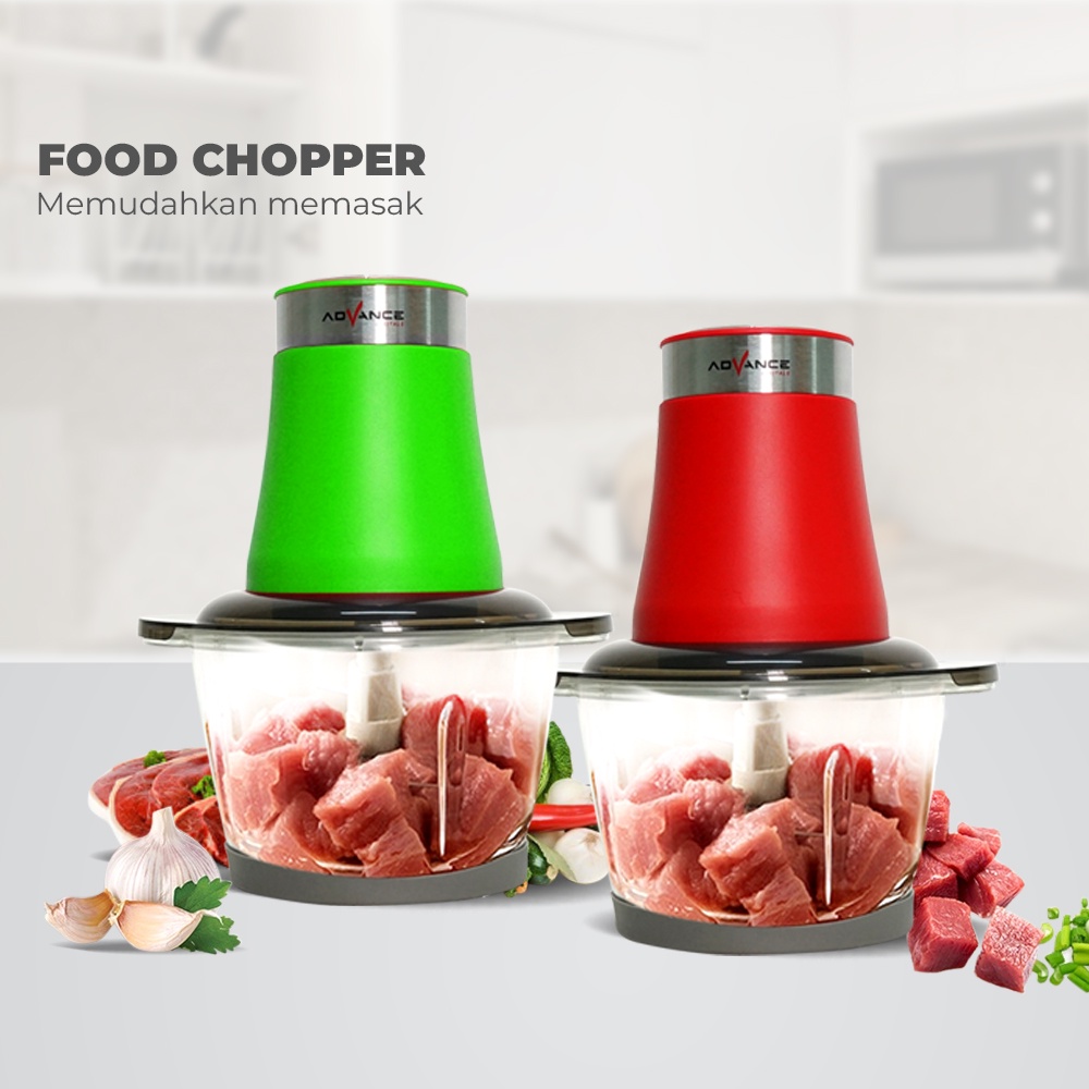 Jual ADVANCE CHP-12 Food Chopper Processor 1.2L Alat Penggiling Bumbu ...