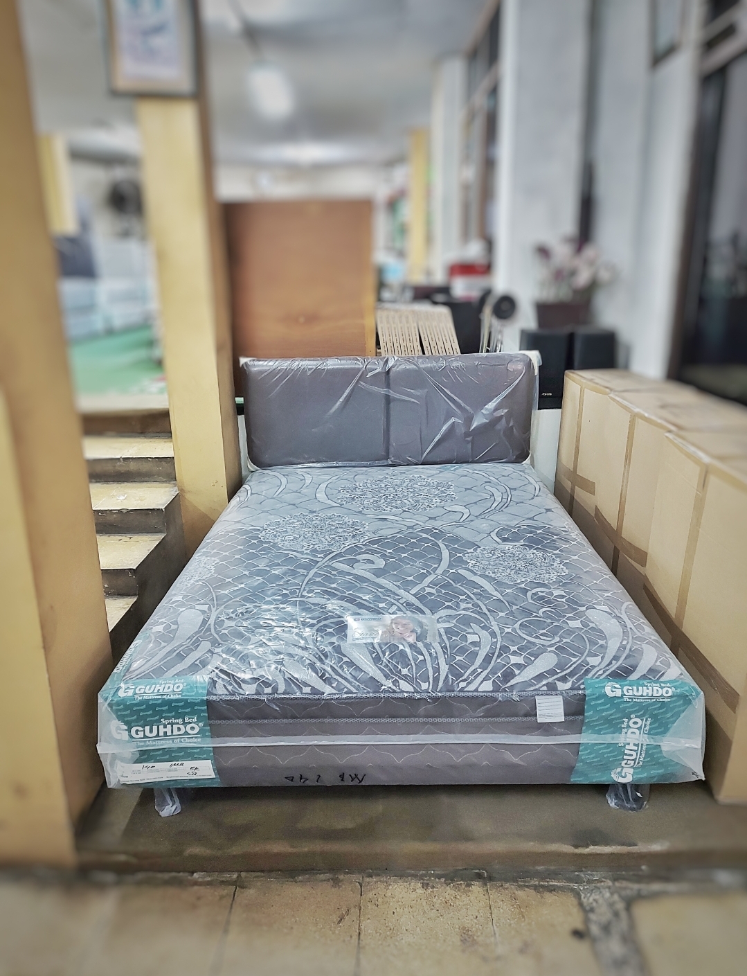 Jual Guhdo Springbed Plush Top Single Bed Kasur Divan Set Tempat