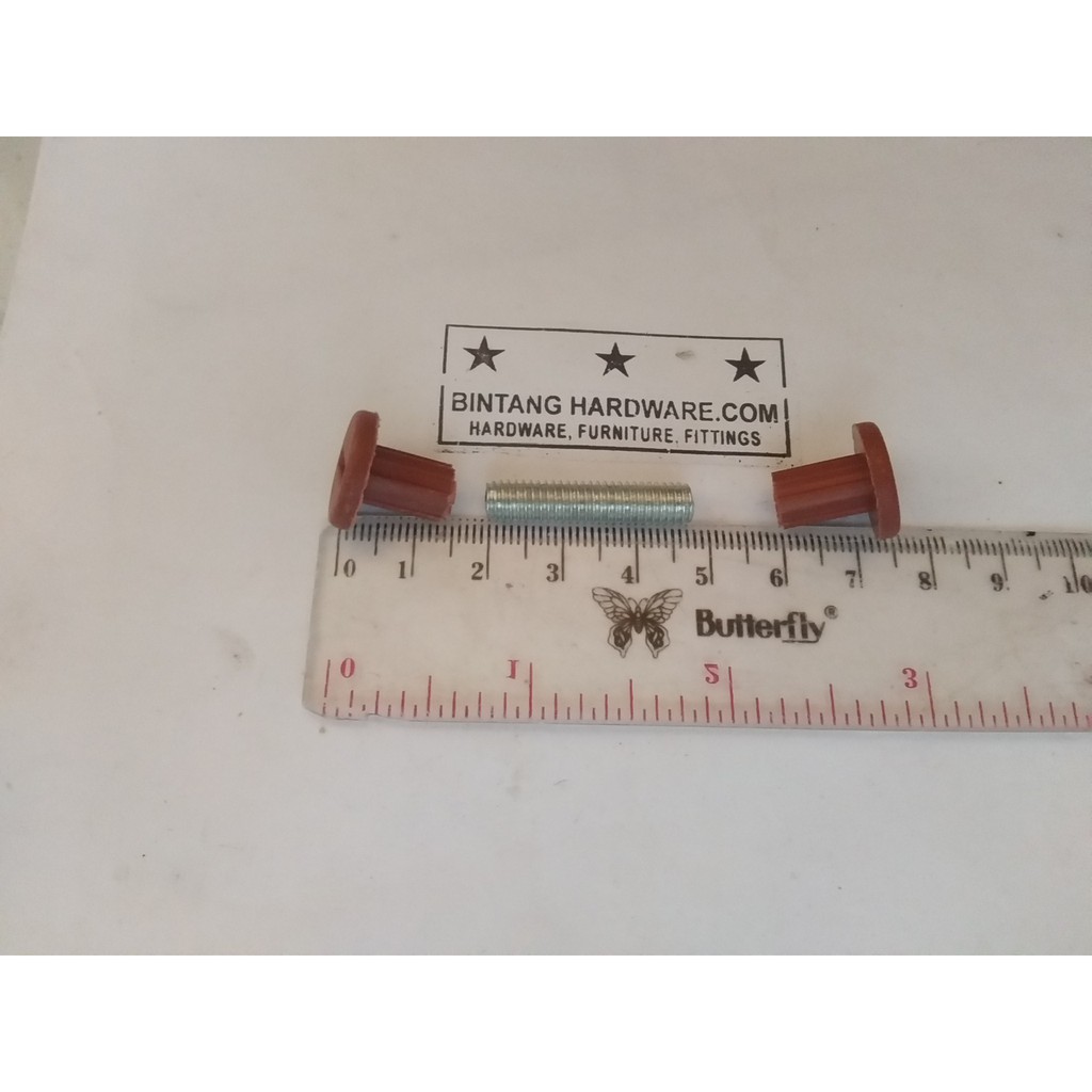 Jual Baut Sambung Baut Tembus Connecting Bolt Knockdown Besi Plastik ...