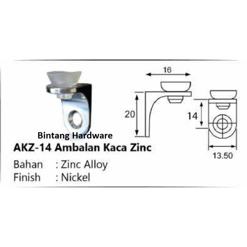 Jual Ambalan Karet Kop Kaca AKZ Tebal Set Sekrup Tatakan Dudukan Penyangga Ambalan Rak Kayu Kaca ...