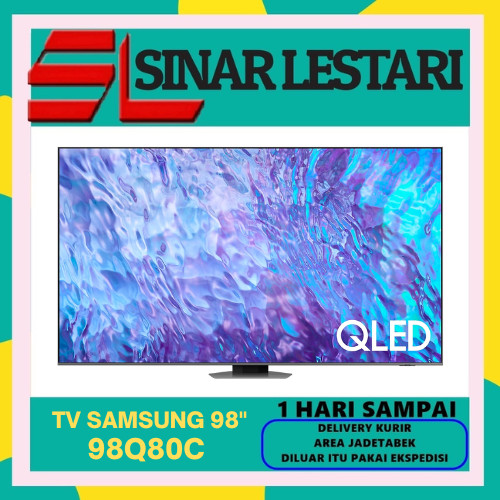 Jual SAMSUNG 98Q80C QLED 4K SMART TV 98 INCH DIRECT FULL ARRAY ...