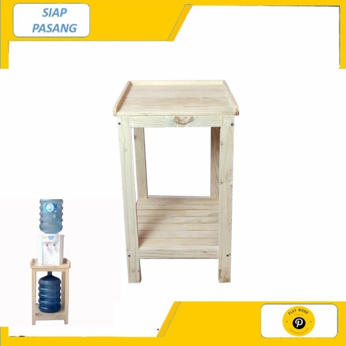 Jual Meja kayu serbaguna / Meja dispenser / Rak dispenser / Meja sudut ...