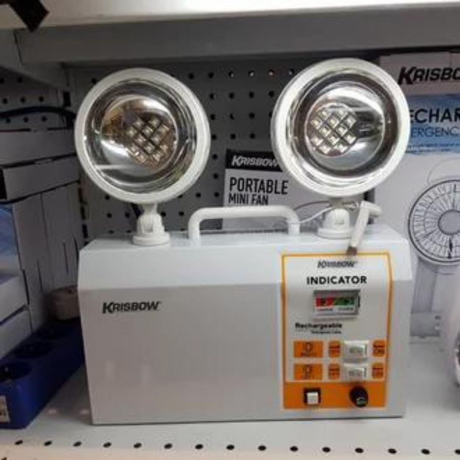Jual Emergency Lamp Lampu Darurat Twin Spot Led Krisbow | Renos
