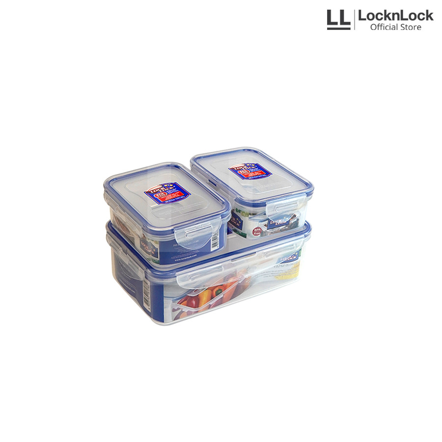 Jual LocknLock Gift Set Set isi 3 - HPL817R03 | Renos