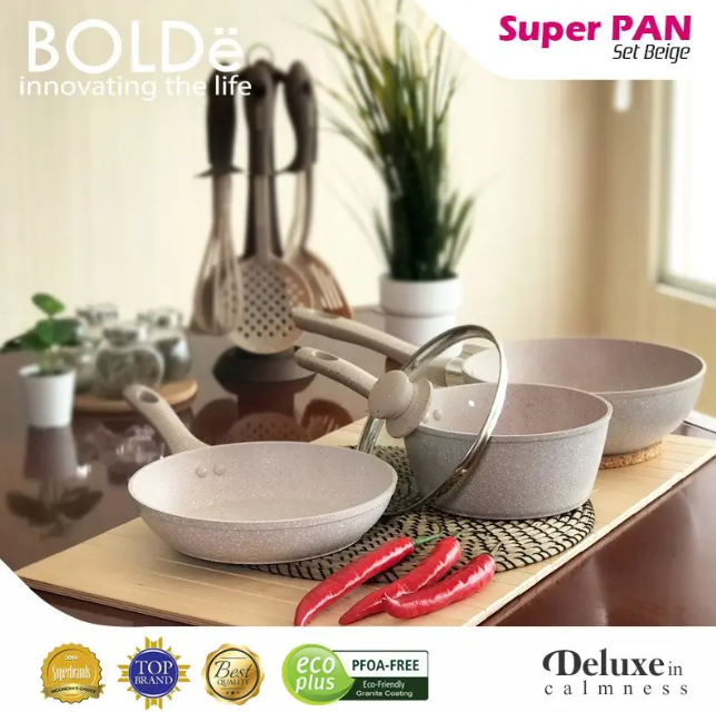 Jual BOLDe Super Pan Set Beige | Renos