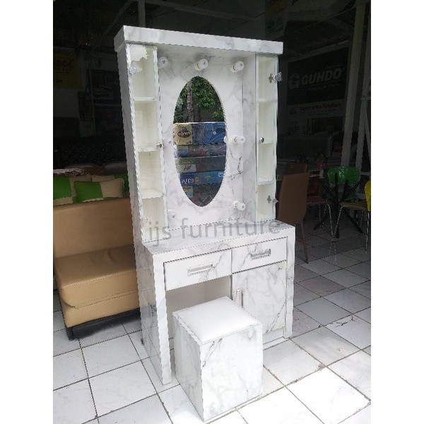Jual Meja Rias HPL BLOKTIK Minimalis | Renos